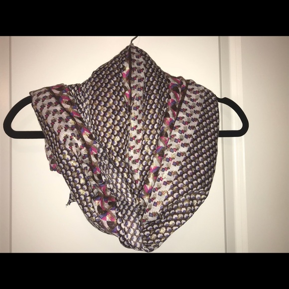Charming Charlie | Accessories | Charming Charlie Purple And Gold Scarf ...